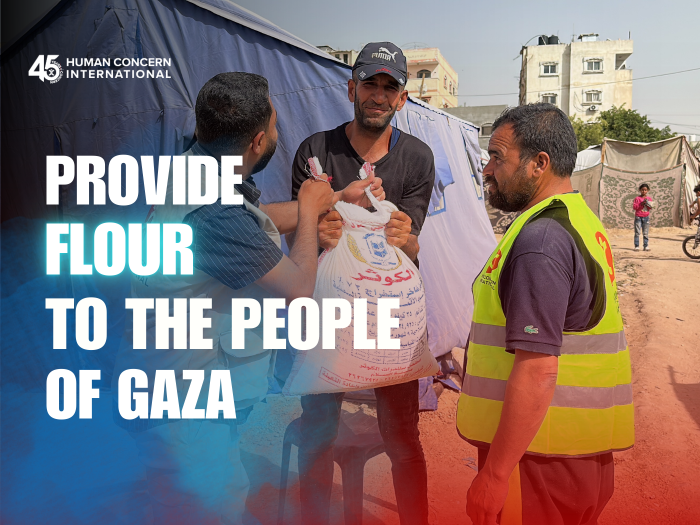 Provide flour to the People of Gaza w/ Rabeeh | LaunchGood | LaunchGood