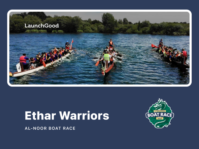 Mohamed Siraj Boat Race for Ethar Relief | LaunchGood | LaunchGood