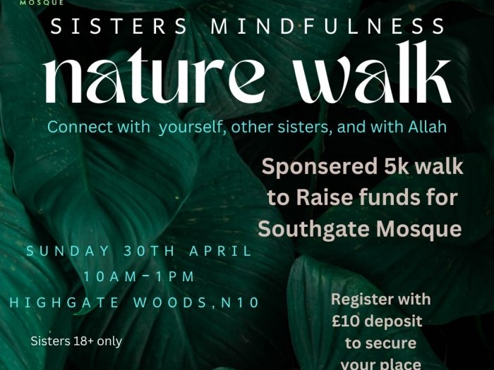 Khatija Patel 5K Walk For Southgate Mosque | LaunchGood | LaunchGood