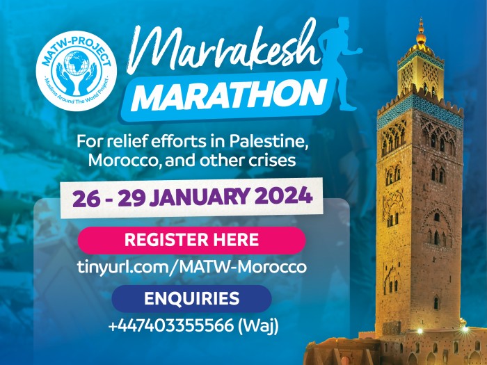 Waj's Marrakech Marathon! | LaunchGood | LaunchGood